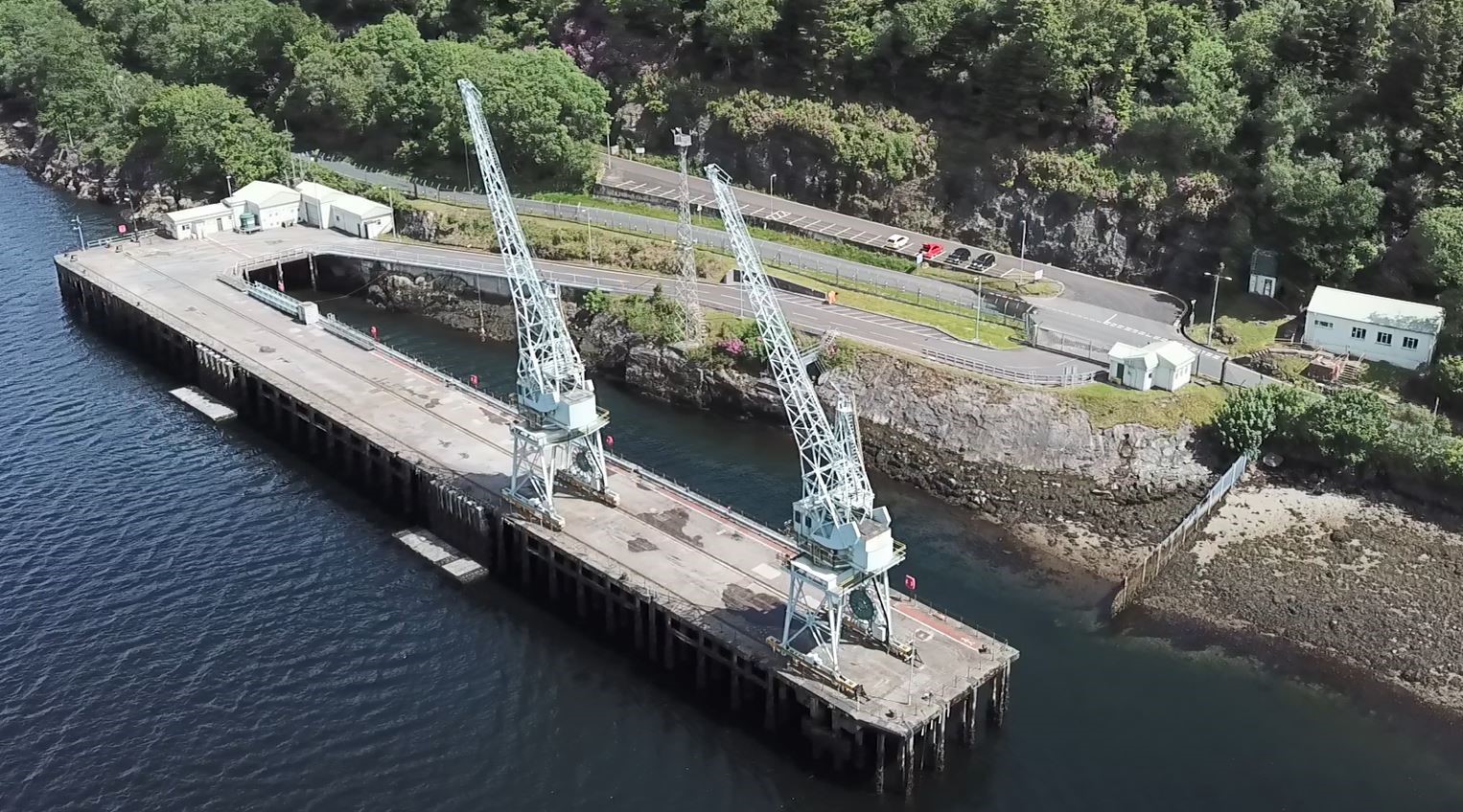 Ammunition loading jetty for Royal Navy’s surface fleet completed ...